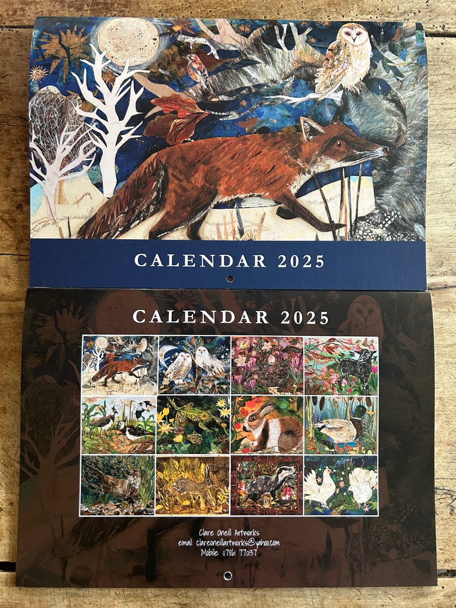 2025 Nature inspired booklet style calendar – Clare O’Neill Artworks